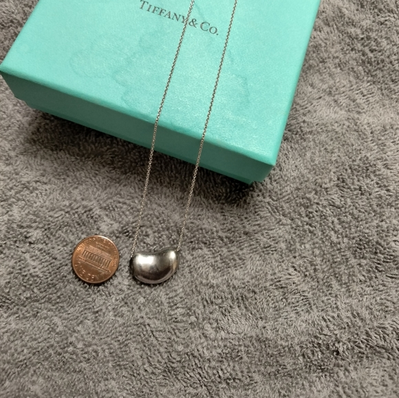 Tiffany & Co. | Jewelry | Vintage Tiffany Bean Necklace Authentic ...
